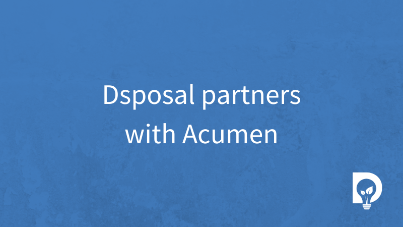 Dsposal partners with Acumen Waste Services - Dsposal